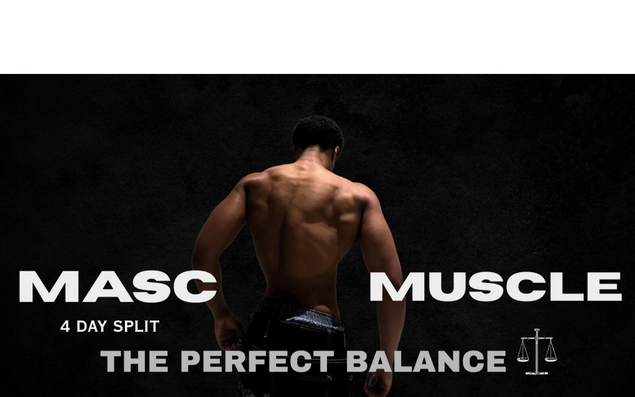 4 Day Split Masc Muscle Program